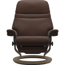 Relaxsessel stressless, B:88cm H:103cm T:78cm, braun, Leder BATICK: BATICK ist ein leicht korrigiertes, durchgef&auml;rbtes und genarbtes M&ouml;belleder, bei