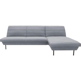 Ecksofa, B:274cm H:92cm T:168cm, blau, LOOKS by Wolfgang Joop, 70% Polyester (recycelt), 30% Polyester, Wohnzimmer, Sofas, "LOOKS IX L-Form",