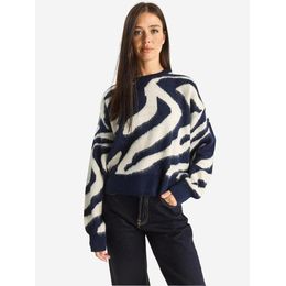 Bianco Lucci Pullover Damen Gr&ouml;&szlig;e S/L marine / wei&szlig;