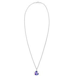 Elli Kette Damen Gr&ouml;&szlig;e 45 violettblau / silber