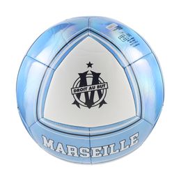 Puma Ball 'Olympique de Marseille' Herren Gr&ouml;&szlig;e 5 hellblau / schwarz / wei&szlig;