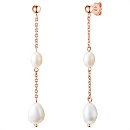 Valero Pearls Ohrringe Damen Gr&ouml;&szlig;e One Size rosegold
