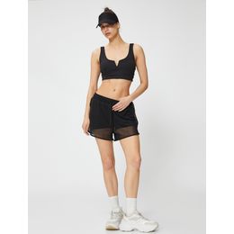 KOTON Shorts Damen Gr&ouml;&szlig;e 36 schwarz