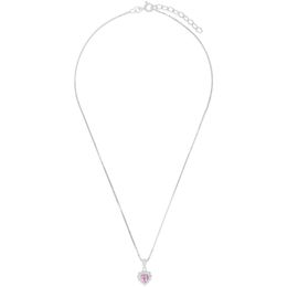 Amor Kette Damen Gr&ouml;&szlig;e One Size rosa / silber / transparent