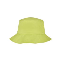 Flexfit Damen Fischerhut "Flexfit Unisex Flexfit Cotton Twill Bucket Hat"gr&uuml;nglow, 98% Baumwolle, 2% Elasthan, H&uuml;te