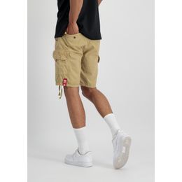 Herren Shorts "Stream Short", beige, Gr. 36, Alpha Industries, Obermaterial: 100% Baumwolle, Hosen