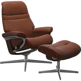 Relaxsessel stressless, B:92cm H:105cm T:80cm, braun, Leder PALOMA: PALOMA ist ein durchgef&auml;rbtes Semianilin-M&ouml;belleder mit nat&uuml;rlicher Narbung.,