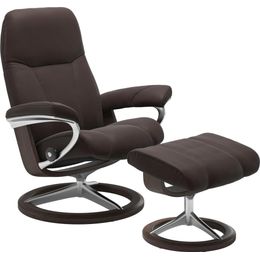Relaxsessel stressless, B:82cm H:102cm T:72cm, braun, Leder BATICK: BATICK ist ein leicht korrigiertes, durchgef&auml;rbtes und genarbtes M&ouml;belleder, bei