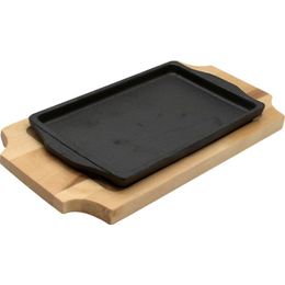 Michelangelo Servierpfanne "PARILLA, Gusseisen", H&ouml;he 1,7cm, schwarz, Pfannen, backofenfest