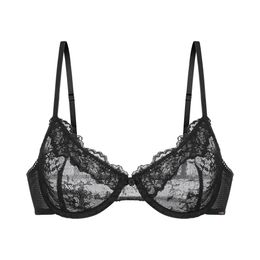 Dorina Damen B&uuml;gel-BH "ORIGINS", Gr. 90schwarz, Obermaterial: 71% Polyamid, 19% Polyester, 10% Elasthan, BHs, nicht gepolstert, Spitze, verstellbare