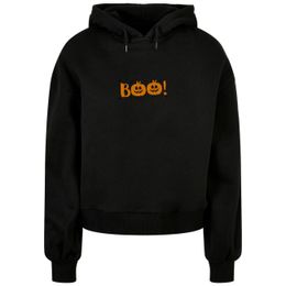 Merchcode Damen Kapuzensweatshirt "Merchcode Ladies Halloween - Boo Pumpkin Hoody"schwarz, Gr. XXXL, bedruckt, 100% Baumwolle, Sweatshirts