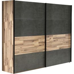 Schwebet&uuml;renschrank FORTE, B:270cm, grau, Schr&auml;nke, "Ricciano", in diversen Ausf&uuml;hrungen