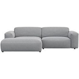 Ecksofa FLEXLUX, B:257cm H:73cm T:171cm, grau, 100% Polyester, Wohnzimmer, Sofas, "Lucera Chaislongue rechts oder links, L-Form, bequem", modern &