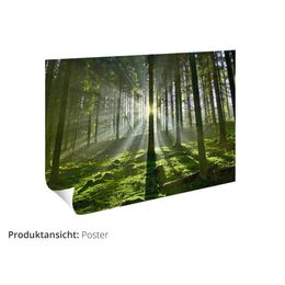 Wandbild Artland, B:20cm H:30cm, schwarz, Wohnzimmer, Bilder, "Retro Karte Hamburg Deutschland Schwarz", als Alubild, Poster in verschied. Gr&ouml;&szlig;en