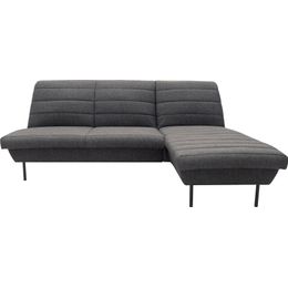 Ecksofa, B:214cm H:92cm T:168cm, blau, LOOKS by Wolfgang Joop, 70% Polyester (recycelt), 30% Polyester, Wohnzimmer, Sofas, "LOOKS IX L-Form",