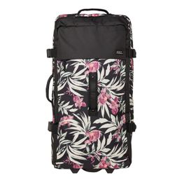 Reisetasche Roxy "Big Souvenir", anthrazit wind swept floral, Obermaterial: 100% Microfaser;, Taschen Reisetasche