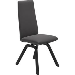 Polsterstuhl stressless, B:49cm H:105cm T:60cm, grau, Leder PALOMA: PALOMA ist ein durchgef&auml;rbtes Semianilin-M&ouml;belleder mit nat&uuml;rlicher Narbung.,
