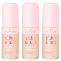 Essence Damen Foundation "Silky BLUR HYDRATING LONGWEAR FOUNDATION", 90mlnatur, Teint-Kosmetika
