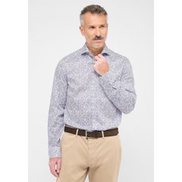 Eterna Herren Langarmhemd "SLIM FIT", blau, Gr. 42, Twill, 100% Baumwolle, Hemden, NON IRON (b&uuml;gelfrei)