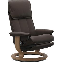 Relaxsessel stressless, B:78cm H:101cm T:73cm, braun, Leder BATICK: BATICK ist ein leicht korrigiertes, durchgef&auml;rbtes und genarbtes M&ouml;belleder, bei