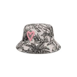 Codello Fischerhut Bucket Hat Liebevolle Herz-Stickerei Damen Gr&ouml;&szlig;e 55/60 schwarz