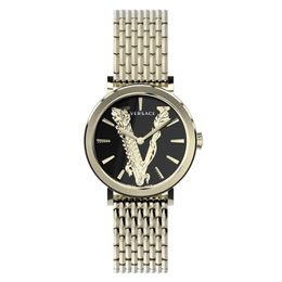 Versace Analoguhr 'VERI008 20' Damen Gr&ouml;&szlig;e One Size gold / schwarz