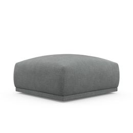 Hocker Trendmanufaktur, B:85cm H:42cm T:85cm, grau, 100% Polyester, Wohnzimmer, Hocker, "Braga, mit hochwertigem Kaltschaum, quadratisch, in Cord