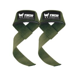 Thor Athletics Fitnessger&auml;t 'Lifting Straps' Herren Gr&ouml;&szlig;e XS/XL dunkelgr&uuml;n
