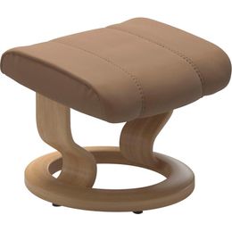 Fu&szlig;hocker stressless, B:54cm H:38cm T:39cm, braun, Leder BATICK: BATICK ist ein leicht korrigiertes, durchgef&auml;rbtes und genarbtes M&ouml;belleder, bei dem