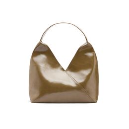 Manfield Schultertasche Damen Gr&ouml;&szlig;e One Size oliv