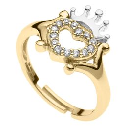 Disney Jewelry Ring M&auml;dchen Gr&ouml;&szlig;e One Size gold / silber / transparent