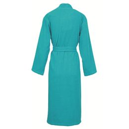 Unisex-Bademantel Carl Ross, L:125cm, gr&uuml;n, Frottier, Hausm&auml;ntel, "supercombed light", Kimono