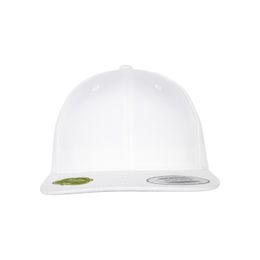 Flexfit Flex Cap "Flexfit Unisex Organic Cotton Snapback"wei&szlig;, unifarben, 98% Baumwolle, 2% Elasthan, Caps