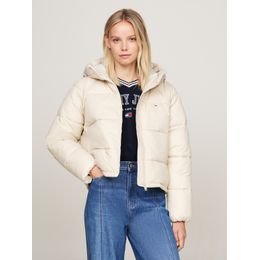 Tommy Jeans Damen Steppjacke "TJW ASPEN PUFFER EXT", beige, Gr. XL, unifarben, Web, Obermaterial: 100% Polyamid. Futter: 100% Polyester. Wattierung: