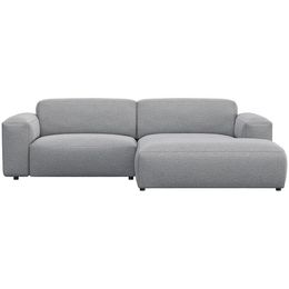 Ecksofa FLEXLUX, B:257cm H:73cm T:171cm, grau, 100% Polyester, Wohnzimmer, Sofas, "Lucera Chaislongue rechts oder links, L-Form, bequem", modern &