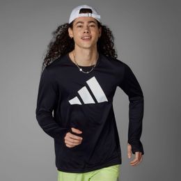 Herren Laufshirt "RUN IT LONGSLEEVE", schwarz, Gr. XXL, adidas Performance, Obermaterial: 100% Polyester, Shirts