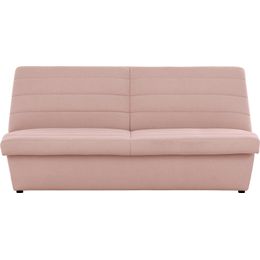 2-Sitzer, B:185cm H:92cm T:103cm, rosa, LOOKS by Wolfgang Joop, 100% Polyester, Sofas, "LOOKS VIII", Quersteppung, ohne Armlehnen, in zwei