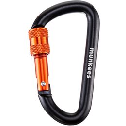 munkees Karabiner Damen Gr&ouml;&szlig;e one size orange / schwarz