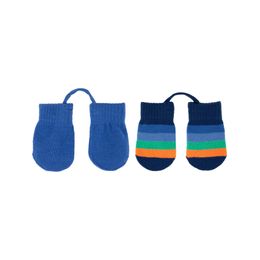 Villervalla Handschuhe Jungen Gr&ouml;&szlig;e S/XXL blau / gr&uuml;n / orange