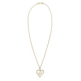 Elli Kette 'Infinity' Damen Gr&ouml;&szlig;e 45 gold / wei&szlig;
