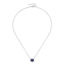 Smart Jewel Kette Damen Gr&ouml;&szlig;e 45 blau / silber