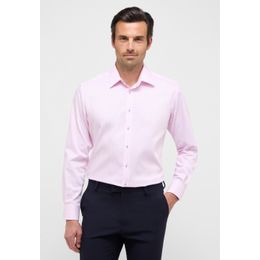 Eterna Herren Langarmhemd "MODERN FIT", rosa, Gr. 38, Satin, 100% Baumwolle, Hemden, NON IRON (b&uuml;gelfrei)