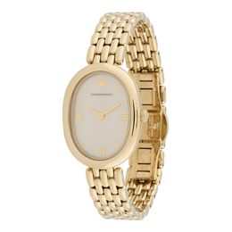 Emporio Armani Uhr Damen Gr&ouml;&szlig;e One Size hellbeige / gold