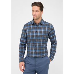Eterna Herren Langarmhemd "MODERN FIT"dunkelblau, Gr. 46, Twill, 100% Baumwolle, Hemden, EASY IRON (b&uuml;gelleicht)
