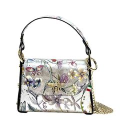 Florence Schultertasche Damen Gr&ouml;&szlig;e One Size silber