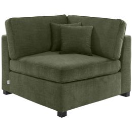 Sofaelement Home Affaire, B:100cm H:86cm T:100cm, gr&uuml;n, Polsterelemente, "Skara", Modul zum eigenen Zusammenstellen, in vielen Bezugsqualit&auml;ten