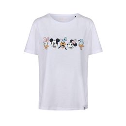 Recovered T-Shirt 'Disney Line Friends' Damen Gr&ouml;&szlig;e XXL wei&szlig;