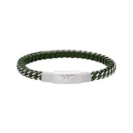 Emporio Armani Armband Damen Gr&ouml;&szlig;e One Size gr&uuml;n / silber