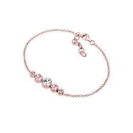 Elli Armband Damen Gr&ouml;&szlig;e 16 rosegold / transparent