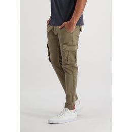 Herren Cargohose "Army Pant", grau, Gr. 38, Alpha Industries, Obermaterial: 98% Baumwolle, 2% Elastan, Hosen